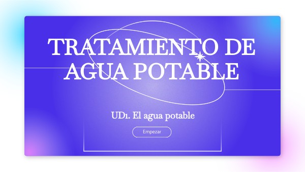 UD1. El agua potable | Genially