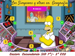 Los Simpson y la Geografía. Sector secundario