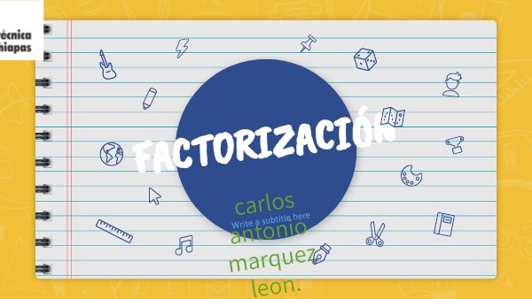 factorización | Genially