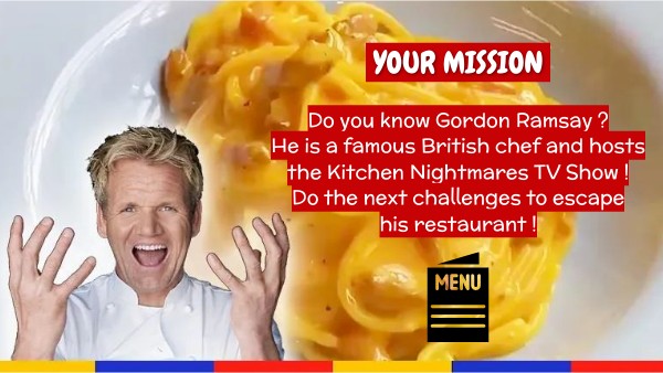 KITCHEN NIGHTMARES - ESCAPE GAME