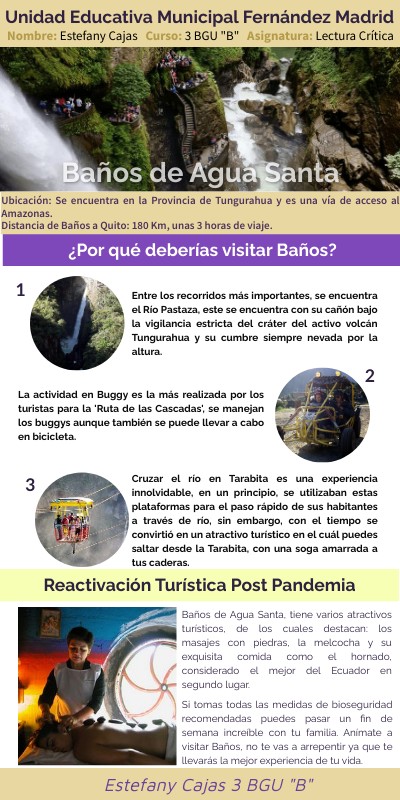 Infografía lectura crítica CAJAS ESTEFANY 3 BGU B | Genially
