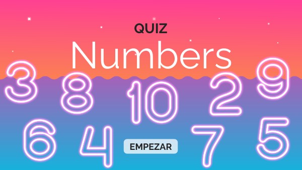 QUIZ Numbers 1-10 | Genially
