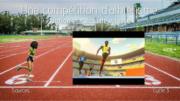 Une compétition d'athlétisme