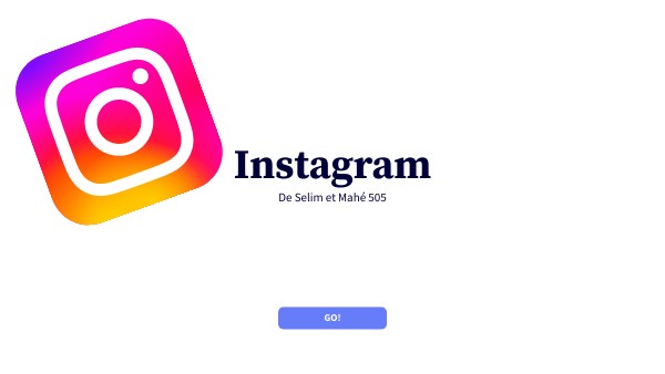 Présentation Instagram | Genially