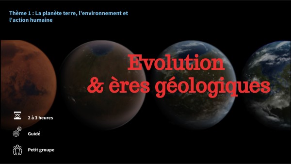3e- évolution et ères géol | Genially