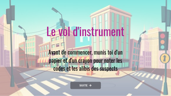 vol d'instrument 1D | Genially