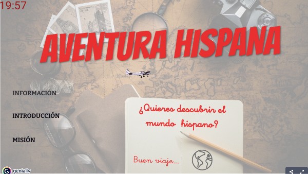Aventura hispana 20 mn | Genially