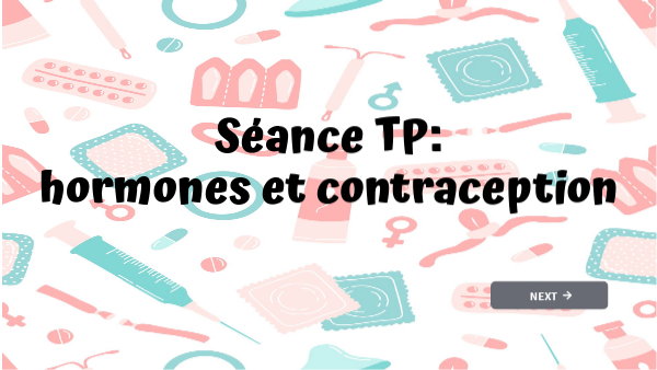 hormones et contraception | Genially