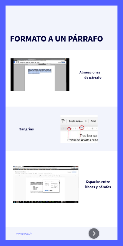 Formato a Párrafo | Genially