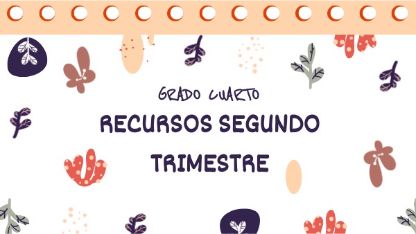 CUARTO RECURSOS SEGUNDO TRIMESTRE | Genially