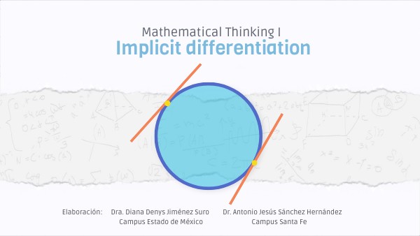 Implicit differentiation | Genially