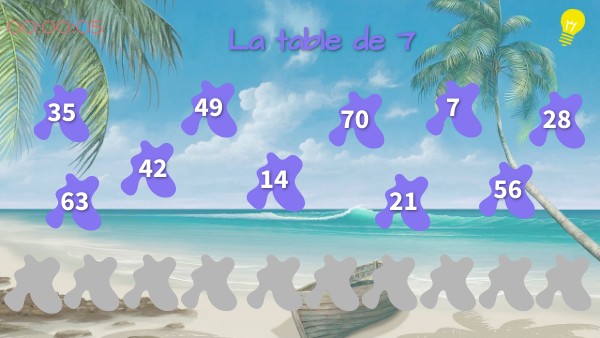 Table de Multiplication par 7 | Genially