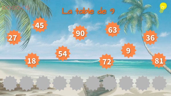 Table de Multiplication par 9 | Genially