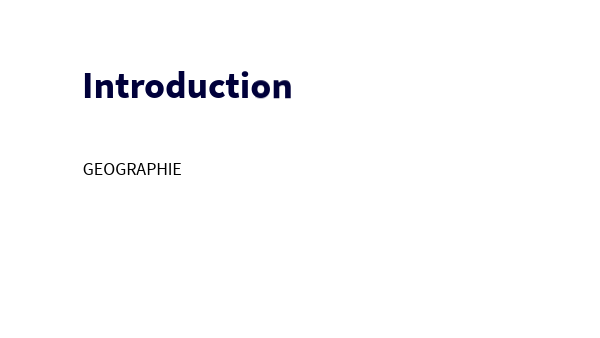 Spécialité introduction géographie | Genially