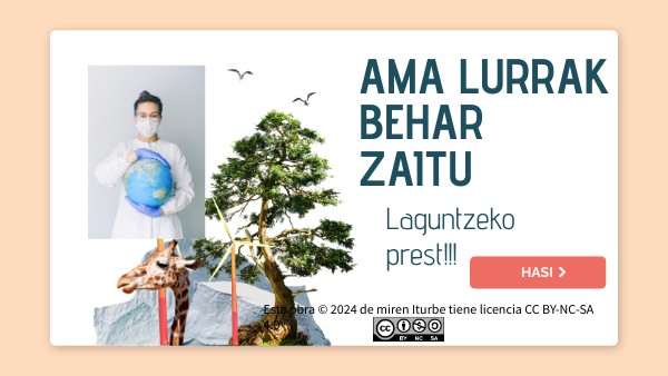 AMA LURRAK BEHAR ZAITU