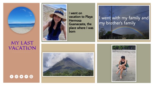 MY LAST VACATION | Genially