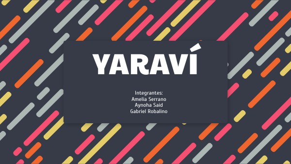 Yaraví | Genially