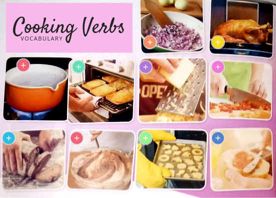 SP4 - Unit 4 - Vocabulary: Cooking Verbs | Genially