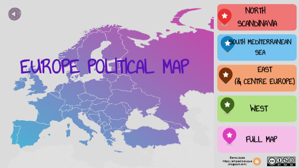 Europe Political Map | Genially