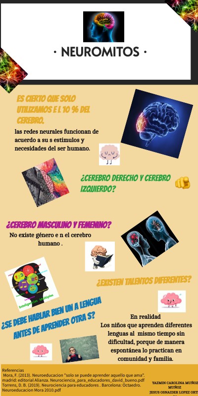 INFOGRAFIA DE NEUROMITOS | Genially