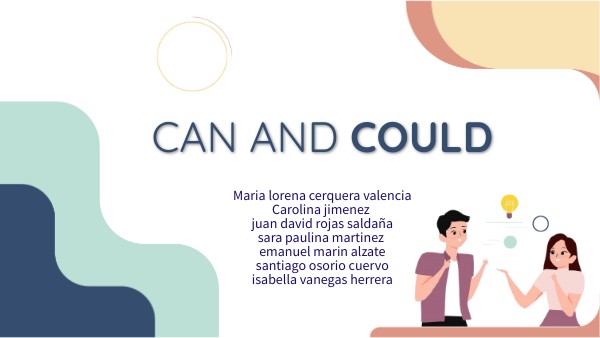 can and could