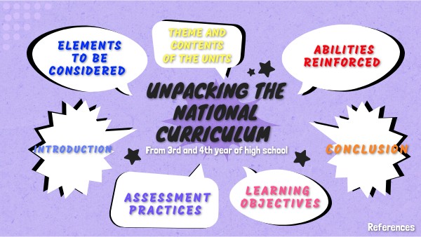 Unpacking the National Curriculum [11th-12th Grade]