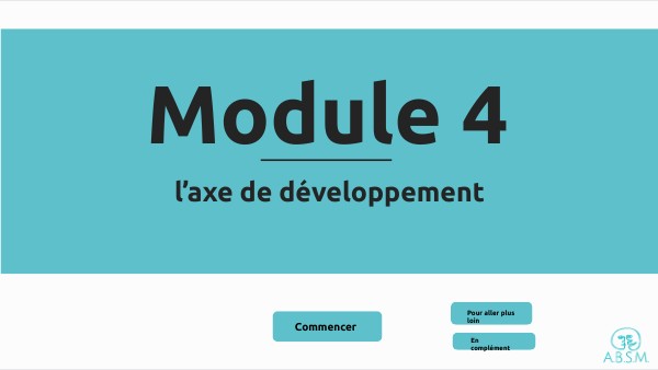 Module 4: L'axe de développement