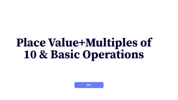 PLACE VALUES | Genially