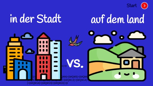 S3 die Stadt Vs Land comparative translations