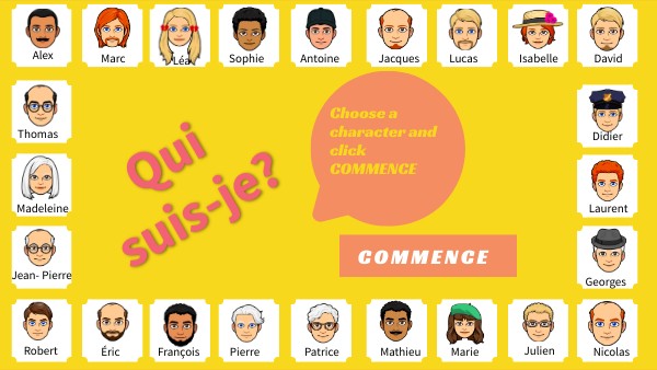 French Qui suis-je | Genially