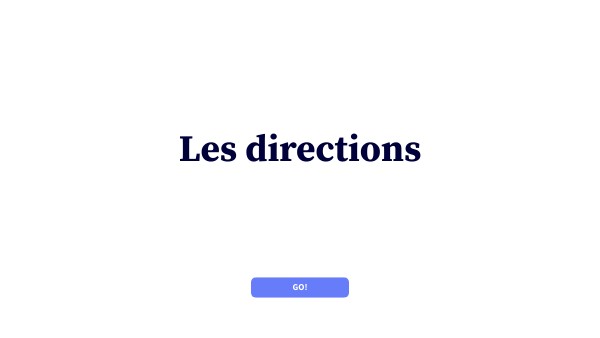 S2 French directions simple