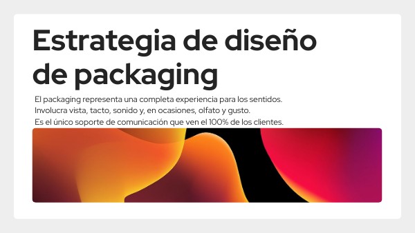 ESTRATEGIAS PARA DISEÑO PACKAGING