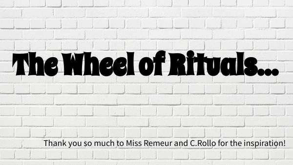 The wheel of rituals 6e | Genially