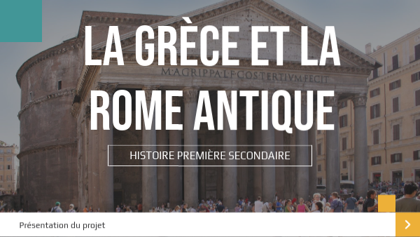 Projet Grèce et Rome antique