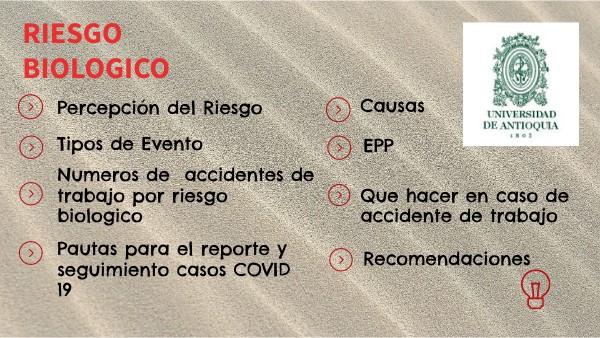 RIESGOS BIOLOGICOS | Genially