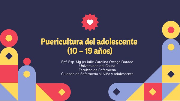 PUERICULTURA ADOLESCENTE | Genially