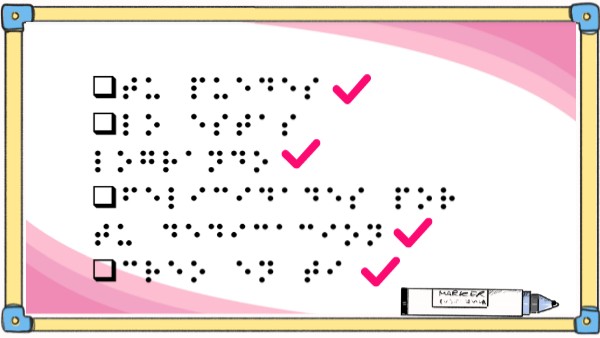 tarea braille
