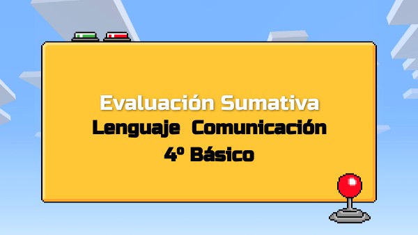Evaluación Sumativa | Genially