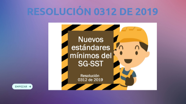 Resolución 0312 de 2019