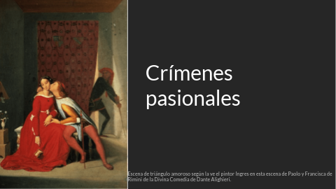 Crímenes pasionales | Genially