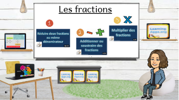Opérations fractions | Genially