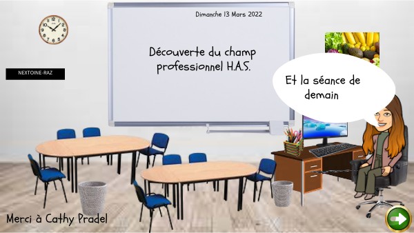 Découverte du champ pro aux 5e | Genially