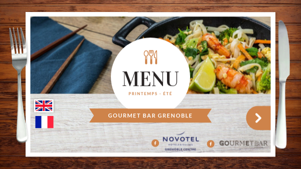 Menu Gourmet Bar | Genially