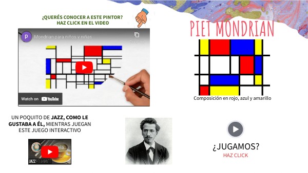 MANITOS AL ARTE - HOY: MONDRIAN