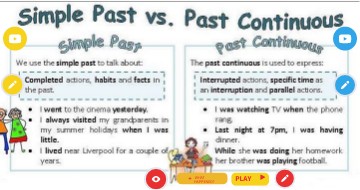 PAST SIMPLE - PAST CONTINUOUS | Genially