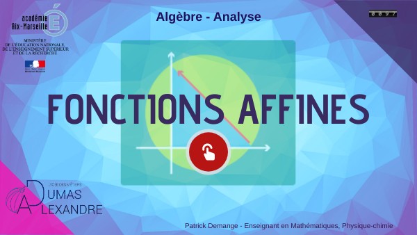 2bacpro Fonctions affines | Genially