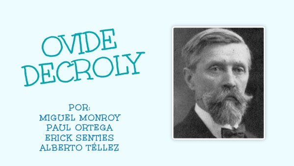 OVIDE DECROLY