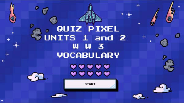 QUIZ PIXEL SPACE SHIP | Genially