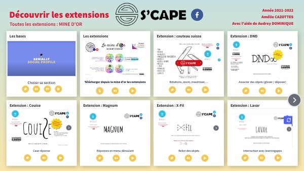 Découverte des extensions génial.ly | Genially