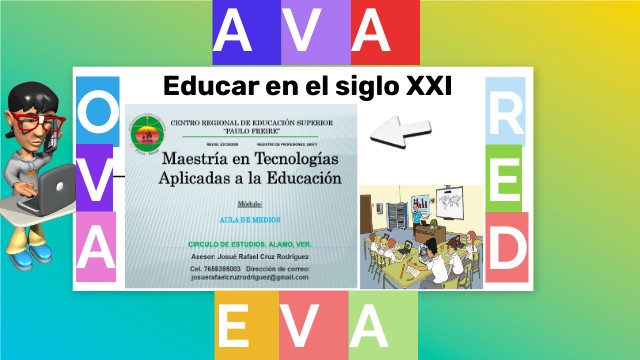 CRESPF Educar en el siglo XXI: AVA, EVA, OVA Y RED